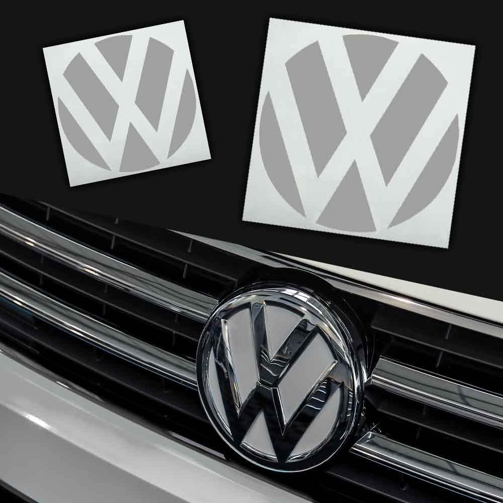 VW TRANSPORTER T6/T6.1 Front & Back, Self-Adhesive VW Badge Inserts ...