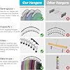 Amazon.com: 4 Pack Legging Organizer for Closet, Metal Yoga Pants ...