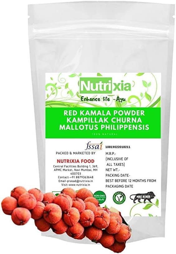 Amazon.com : ZARU Red Kamala Powder-Kampillak Churna-Mallotus ...