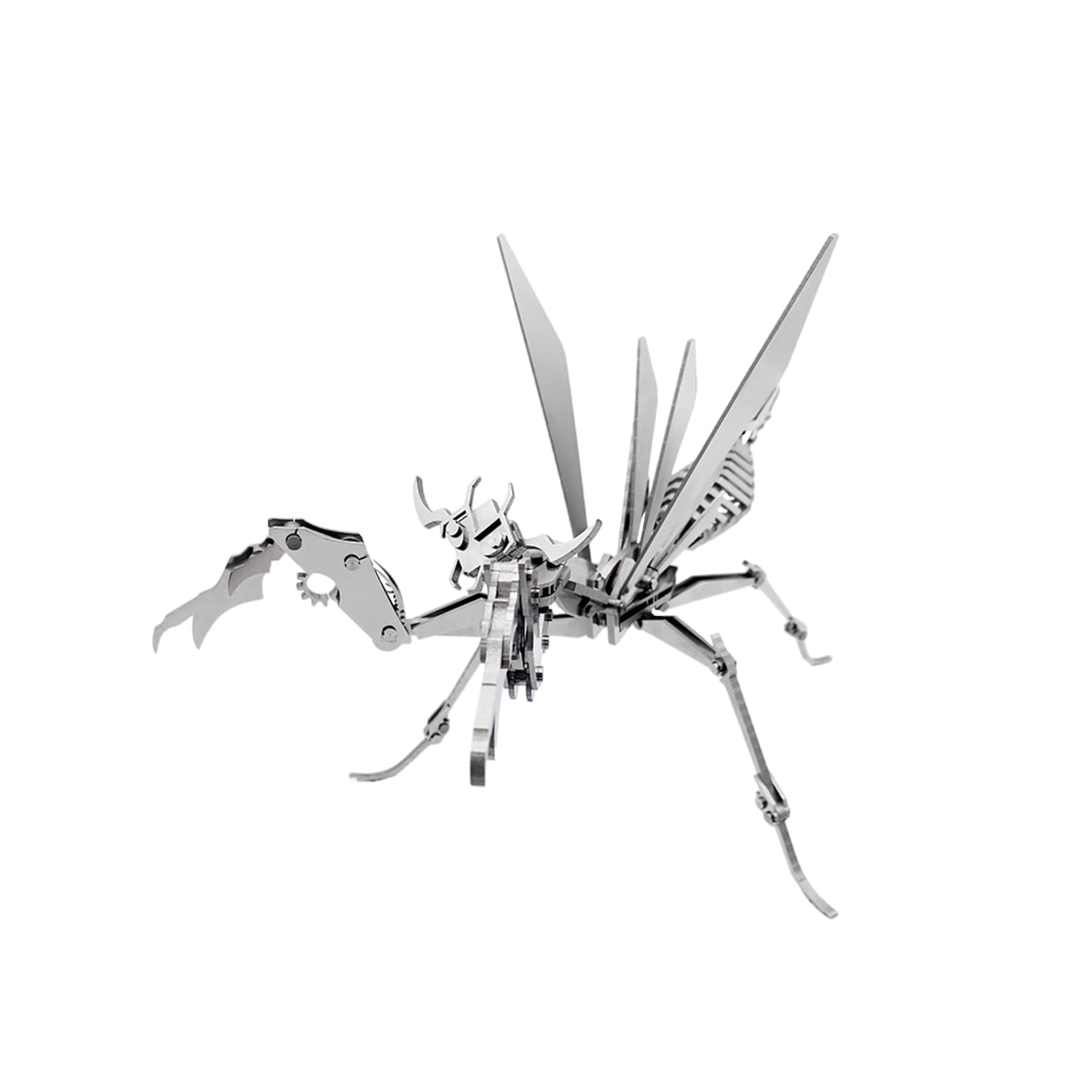Amazon.com: 3D Metal Model Kits, Mechanical Mantis 3D Metal Puzzle ...