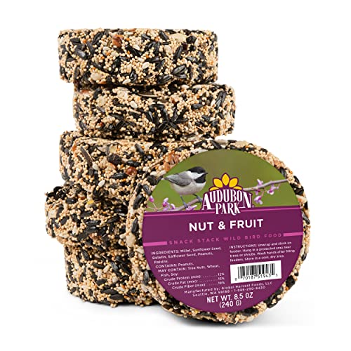 Snapklik.com : Audubon Park Nut & Fruit Snack Stack Wild Bird Food