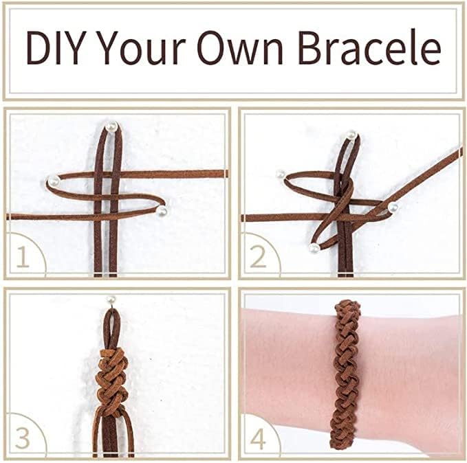 3 Pieces Leather Cord String, 3 mm * 10 m Leather Necklace Cord ...