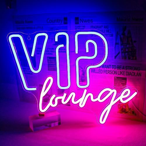 Amazon.com : Horseneon VIP Lounge Neon Signs for Wall Decor, VIP Neon ...