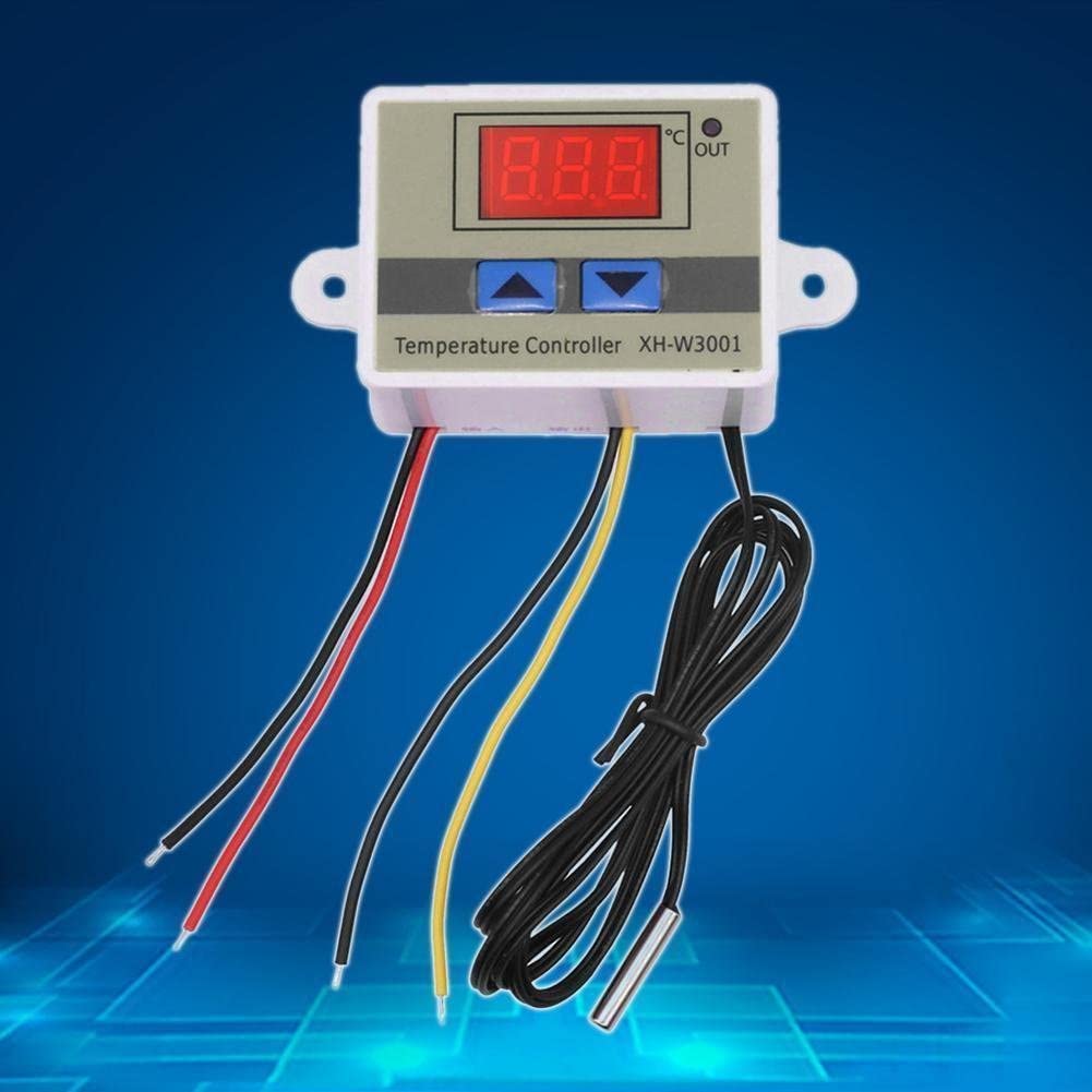 Buy Globalniche® 220v 10a Digital Led Thermostat Temperature Controller Switch Ntc Sensor Probe