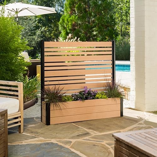 Amazon.com: 45.5in H x 42in W x 15in L (1 Screen w/Planter ...