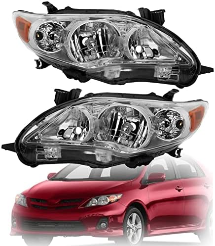 Amazon.com: SEBLAFF 81110-02B60 81150-02B60 Chrome Headlamps Driver ...