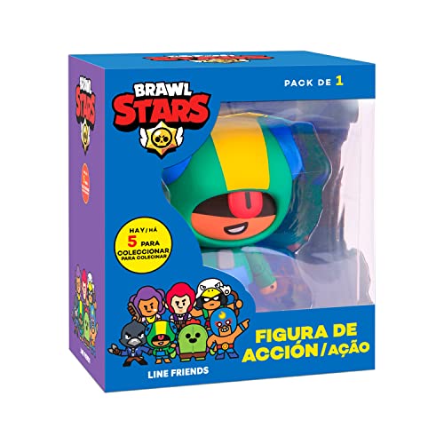 Brawl Stars Action Figure Pack 1 in Box – Leon, Multiplayer Combat Game ...