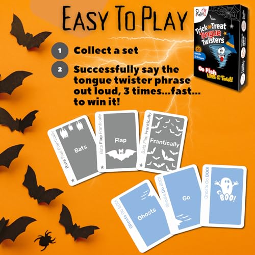Really?! Halloween Trick or Treat Tongue Twisters Card Game – Halloween ...