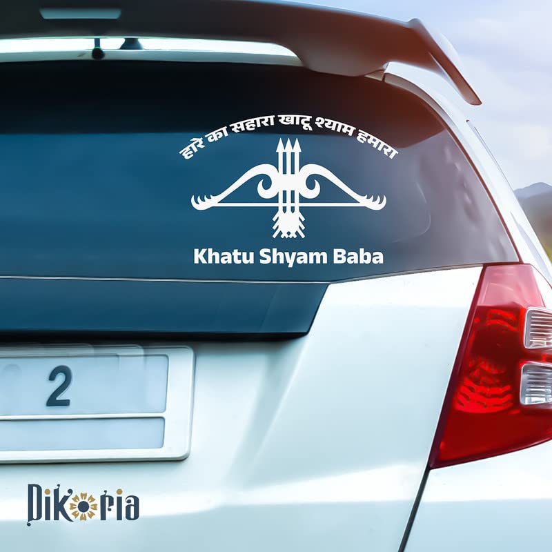 Dikoria Khatu Shyam Car Sticker, car Stickers for Car Exterior, Glass ...