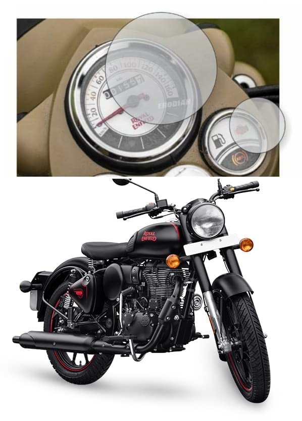 Vagary PET Speedometer Screen Protector/Scratch Guard For Re Bullet ...