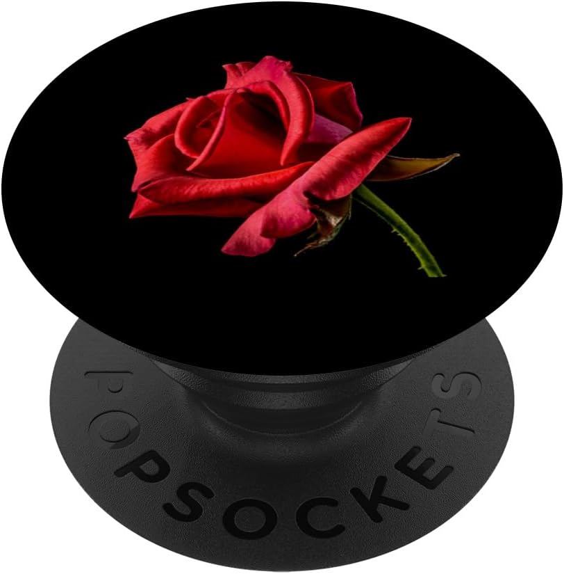 Amazon.com: Red Rose Flower Floral PopSockets Standard PopGrip : Cell ...