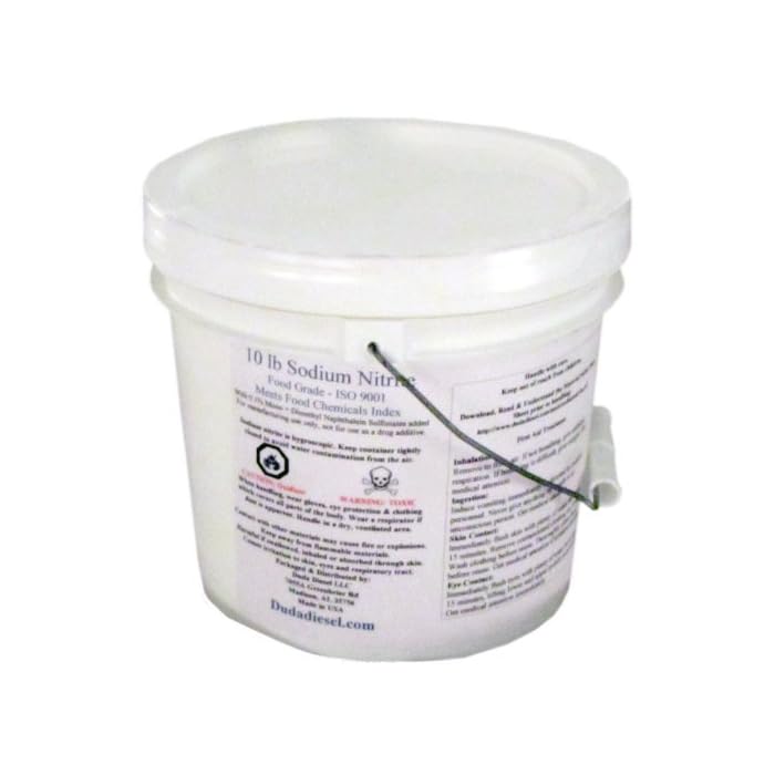 Buy Duda Energy 10sniteF 10 lb. Food Grade Sodium Nitrite 99+% Pure ...