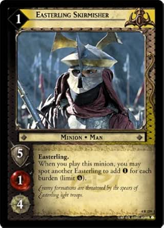 Amazon.com: LOTR TCG TTT TWO TOWERS FOIL EASTERLING SKIRMISHER 4R229 ...