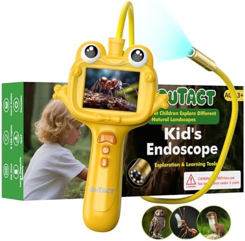 Kids Endoscope with Light,Borescope Camera Snake Scope,Nature ...