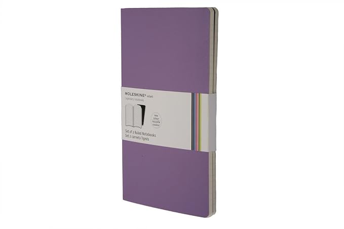 Amazon.com : Moleskine Volant Notebook (Set of 2), Large, Ruled, Light ...