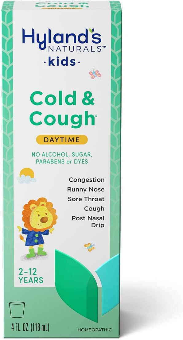 Amazon.com : Hyland's Naturals Kids Cold & Cough, Daytime Cough Syrup ...