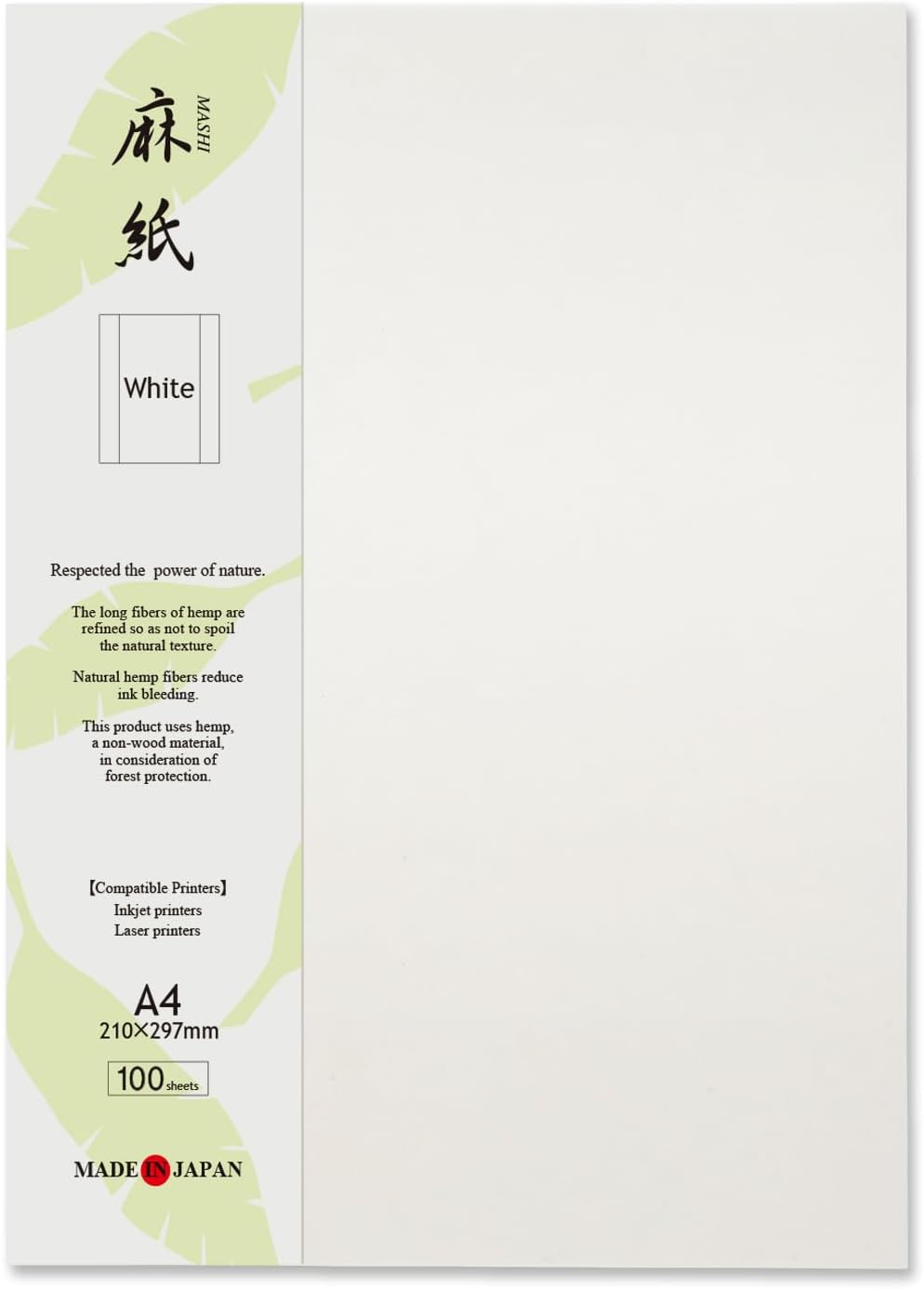 ONAO Japanese Rice Paper Printable A4 Size Paper (100 Sheets ...