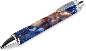 Amazon.com : Cute Fox Ballpoint Pen Retractable Pens Ball Pen Office ...