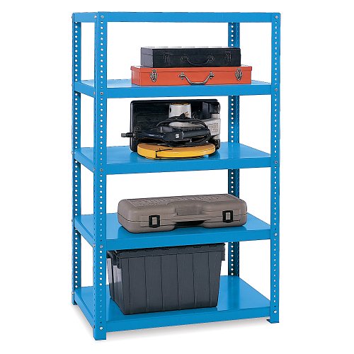 Amazon.com: Heavy-Duty Adjustable Shelving - 36X24x96" - Blue : Home ...