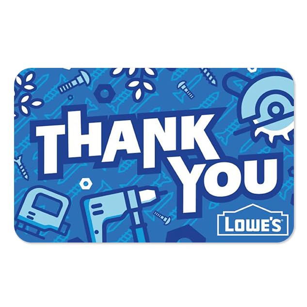 Amazon.com: Lowe's Thank you Tools eGift card : Gift Cards