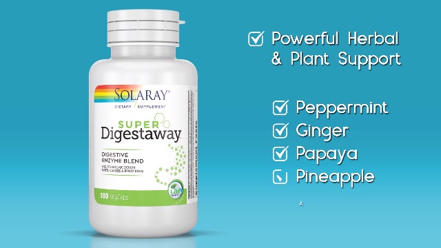 Watch Solaray Super Digestaway Digestive Enzyme Blend | Healthy ...