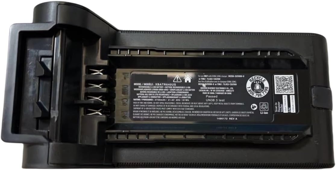 Amazon.com: UACIKAD Removable Lithium Ion Battery (XBATR640US) - 3750 ...