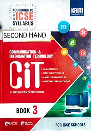 Amazon.in: Buy COMMUNICATION & INFORMATION TECHNOLOGY BOOK 3 by Kriti ...