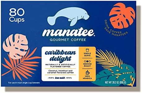 Amazon.com : Manatee Gourmet Coffee, Single Serve Pods for Keurig 2.0 K ...