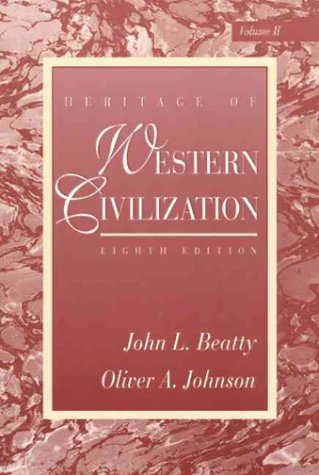 Amazon.com: Heritage of Western Civilization, Vol. 2, Eighth Edition ...
