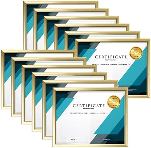 Amazon.com - LaVie Home 8.5x11 Picture Frames (12 Pack, Gold) Simple ...