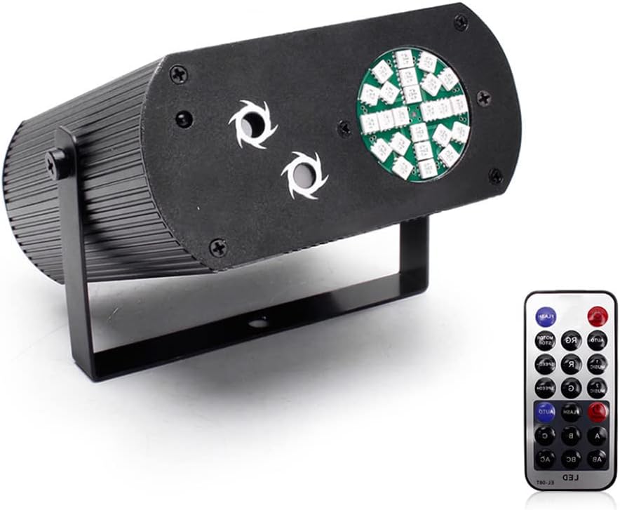 UKing Mini Disco Light, LED RGB Stage Light with Remote Control, LED ...