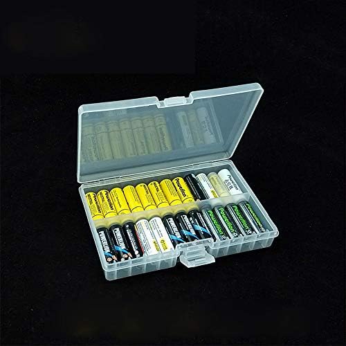 FotoTech Clear AA/AAA Plastic Battery Storage Case/Organiser/Holder ...