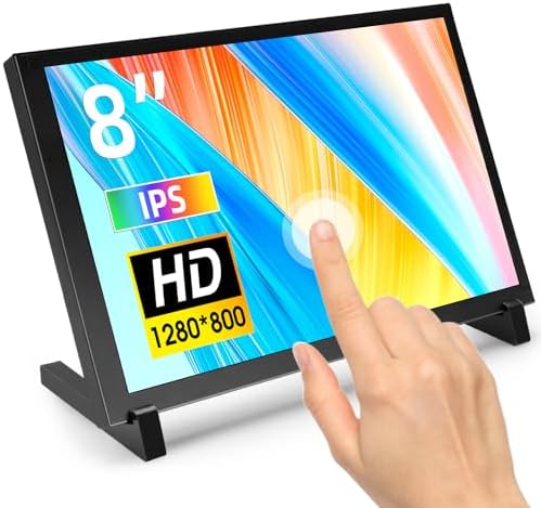 Amazon.com: ELECROW Touchscreen Monitor 8 inch Small Portable Monitor ...