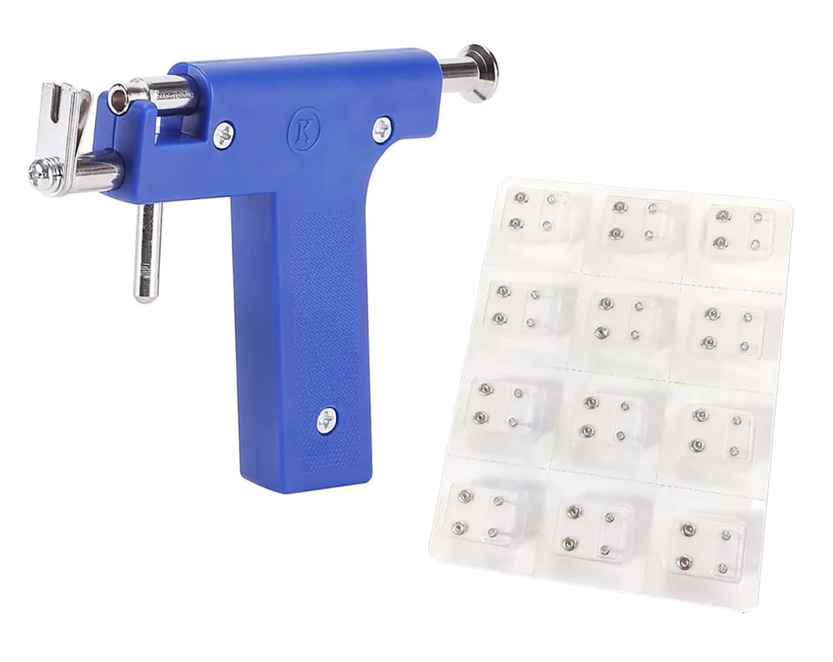 Buy La Belleza Stainless Steel Professional Saloon Ear Piercing Gun ...