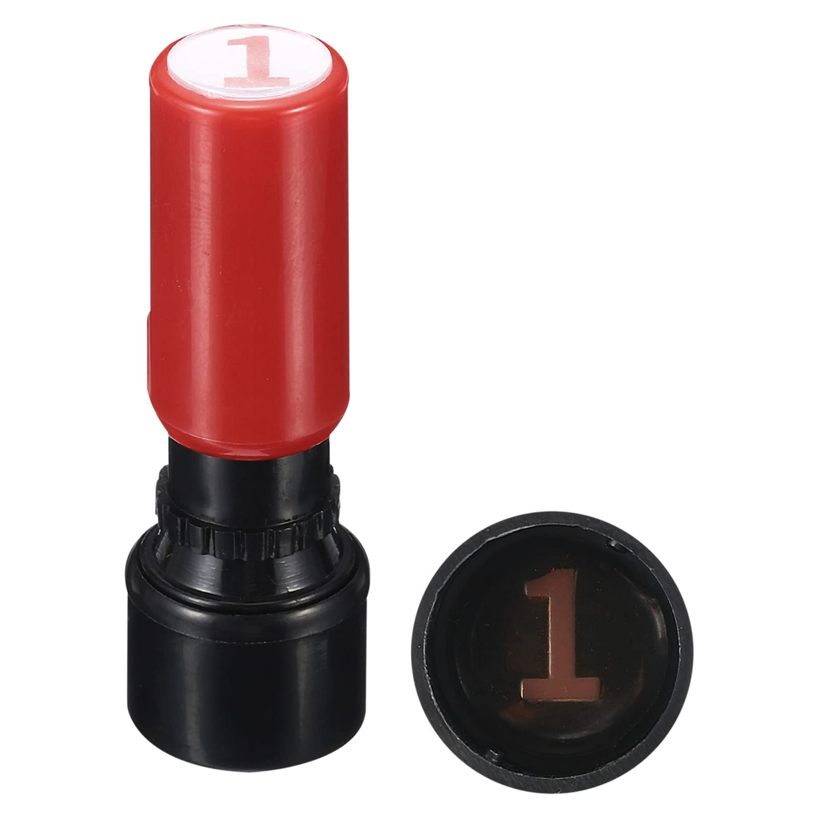 Amazon.com : PATIKIL Number Stamps Self Inking, Numeral 1 7mm Number ...