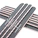Nail Files Emery Board Black Straight Nail File 100/180 Grit Double ...