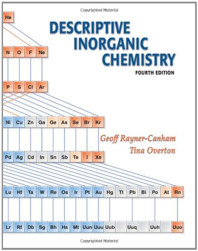 Descriptive Inorganic Chemistry: Rayner-Canham, Geoff, Overton, Tina ...