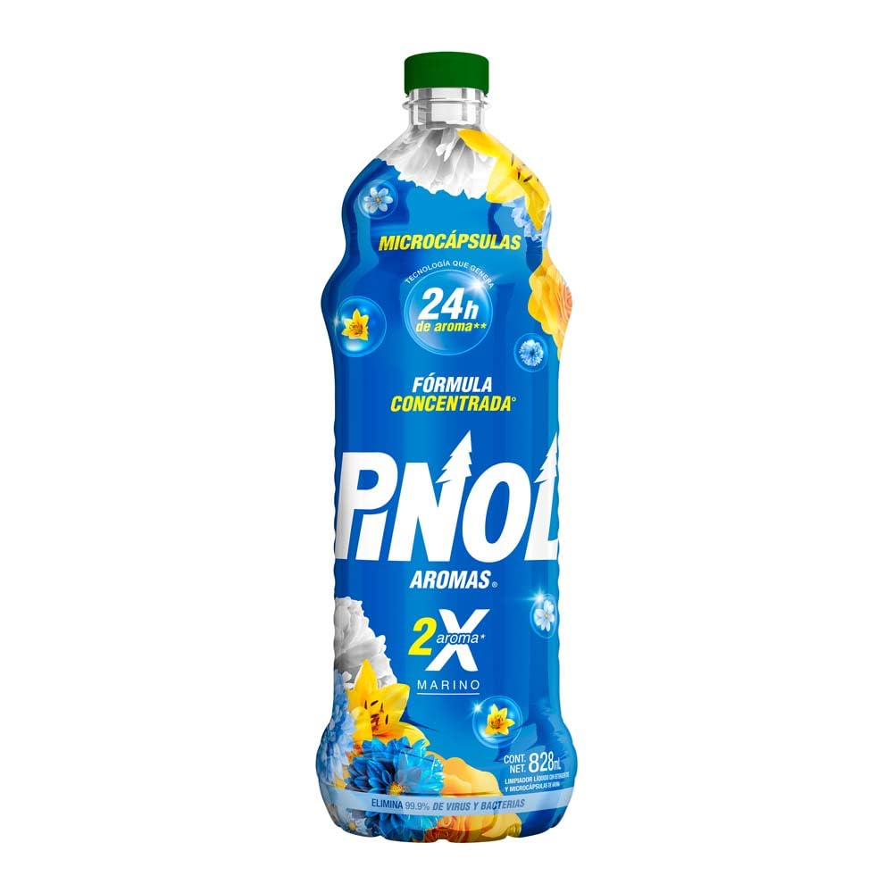 Pinol Pinol Aromas Limpiador Aromático Marino 828Ml, Color, 828 Ml ...