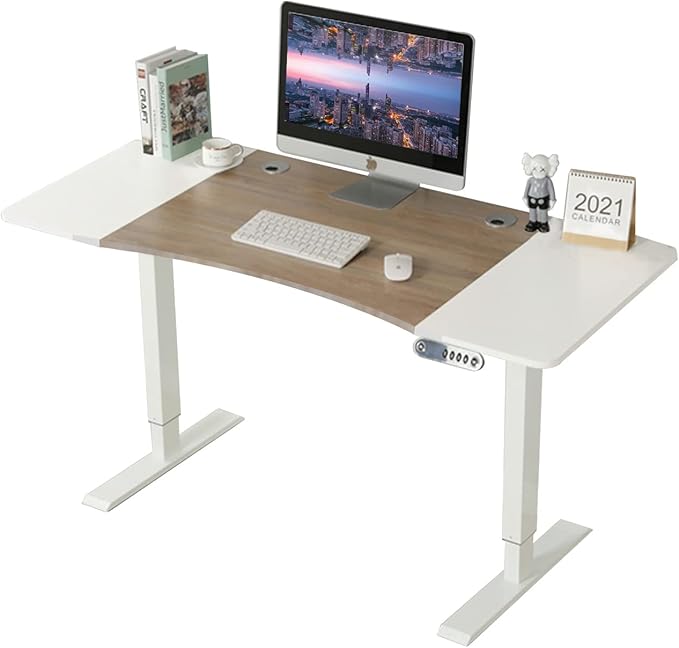 Amazon.com: HEONAM Dual Motor Electric Standing Desk, 63 x 30 Inches ...