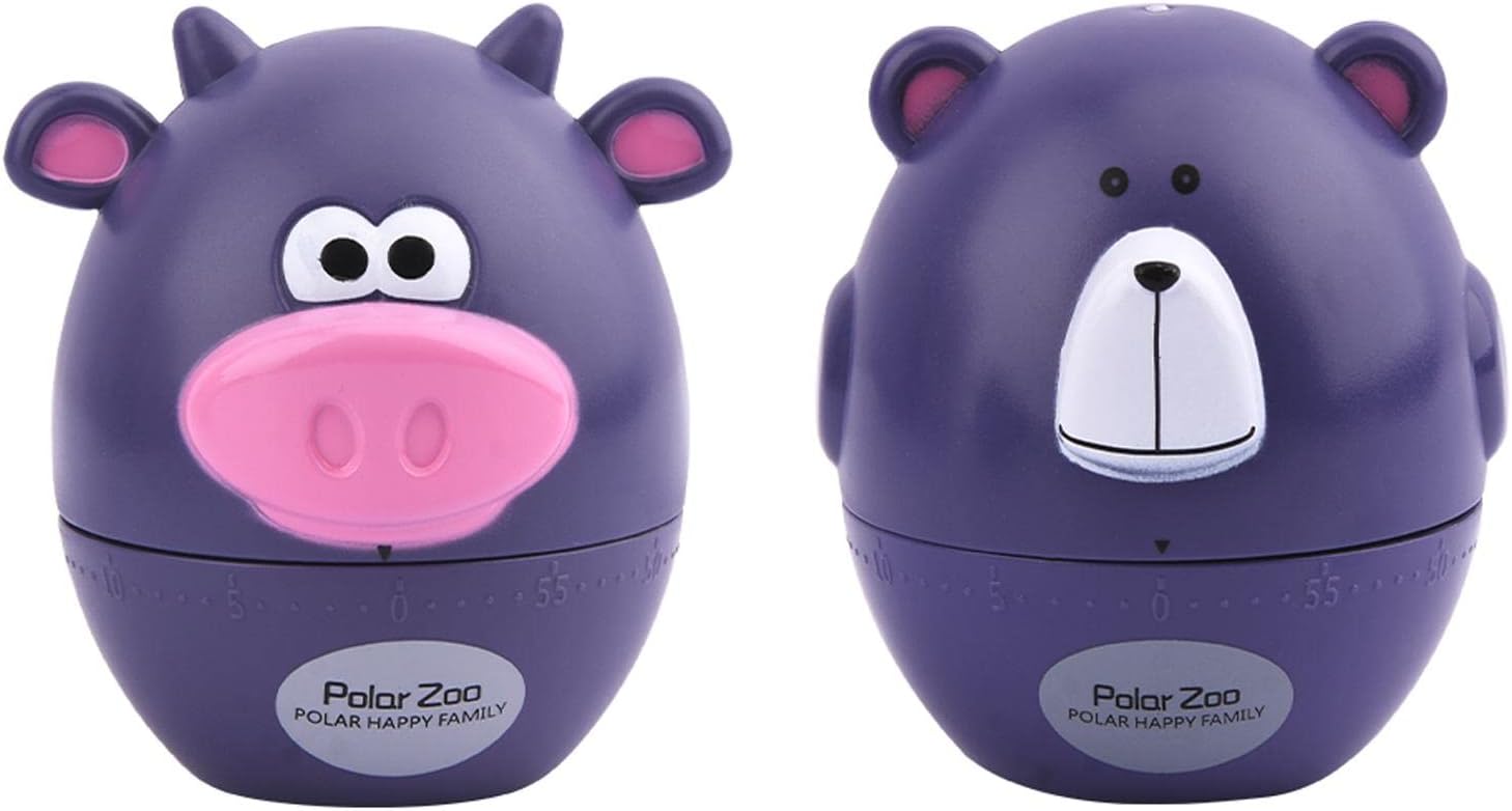 Amazon.com: 2 Pieces Cute Kitchen Timer, Cartoon Animal Kitchen Timer ...