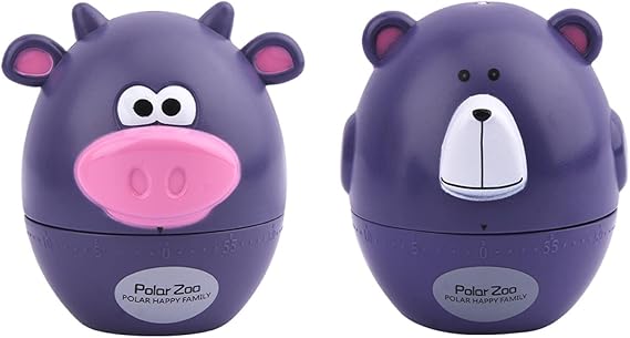 Amazon.com: 2 Pieces Cute Kitchen Timer, Cartoon Animal Kitchen Timer ...