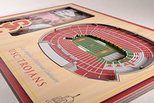 Snapklik.com : YouTheFan NCAA USC Trojans 3D StadiumView Picture Frame ...