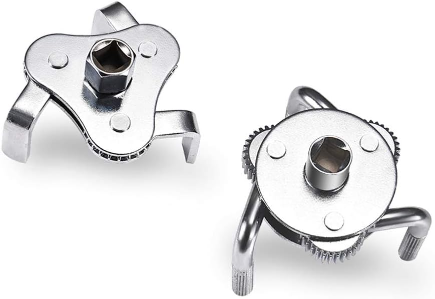 2Pcs Automotive Oil Filter Wrench, Professional Adjustable Oil Filter ...