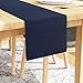 Amazon.com: Encasa Table Runner for 4 Seater Dining | Solid Navy Blue ...