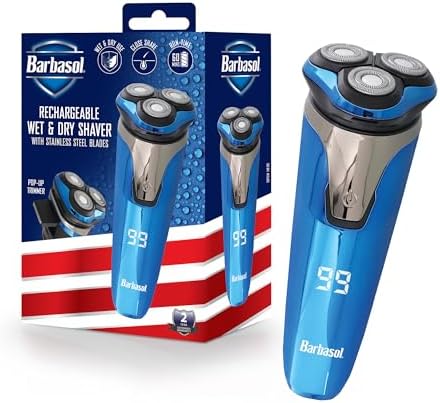 Amazon.com: Barbasol Signature Series Rechargeable Wet and Dry Rotary ...