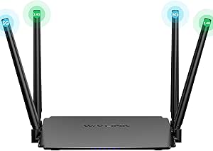 Amazon.com: WAVLINK WiFi Router, Dual Band WiFi 5 Router 5GHz+2.4GHz ...