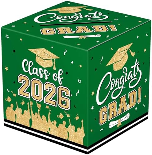 Amazon.com: Graduation Card Box 2026 - Congrats Grad Card Boxes Holder ...