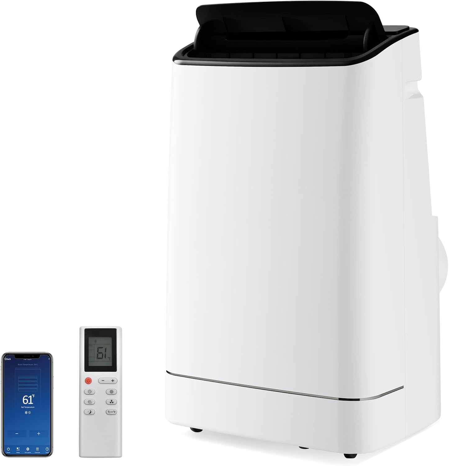 SIMOE 15000 BTU Portable Air Conditioner, with Heat, Auto Swing 4-in-1 ...