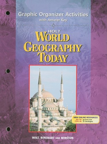 World Geography Today, Grades 9-12 Graphic Organizer Activities With ...