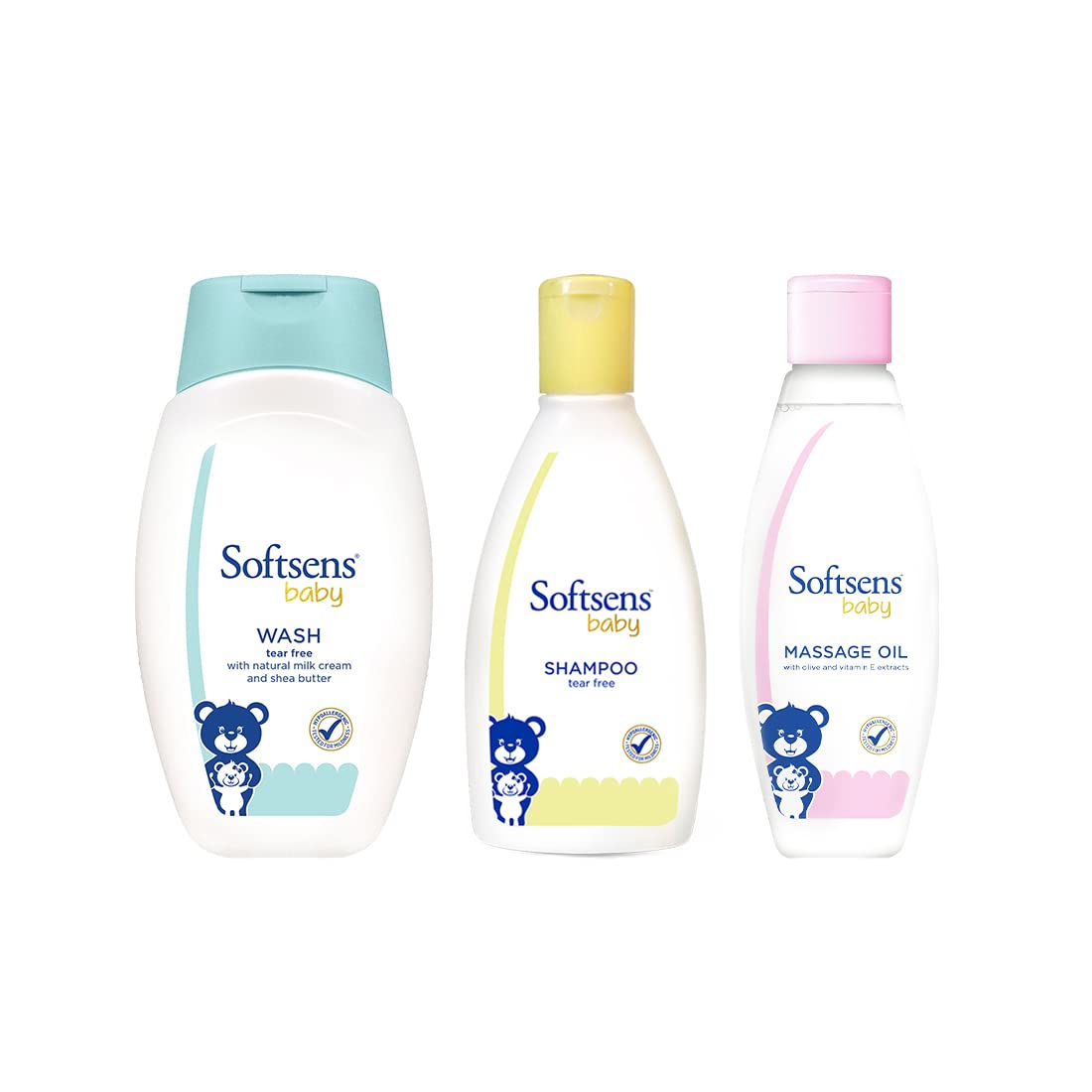 Amazon.in: Buy Softsens Baby Bathtime Tear-Free Bundle With Calming ...